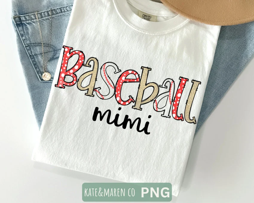 'Baseball Mimi' Playful Typography with Polka Dot and Neutral Tones ...