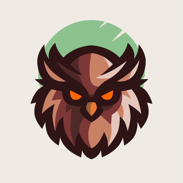 Fierce Owl Silhouette against Moonlit Landscape | Jiffy Designs