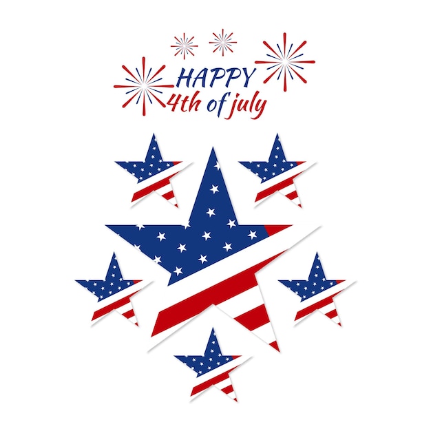 Vibrant Patriotic Stars and Fireworks for 4th of July | Jiffy Designs