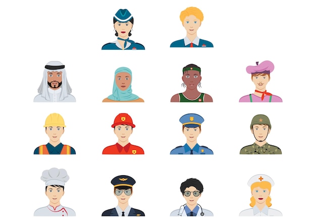 Diverse Occupational Portraits: Professions from Around the World ...