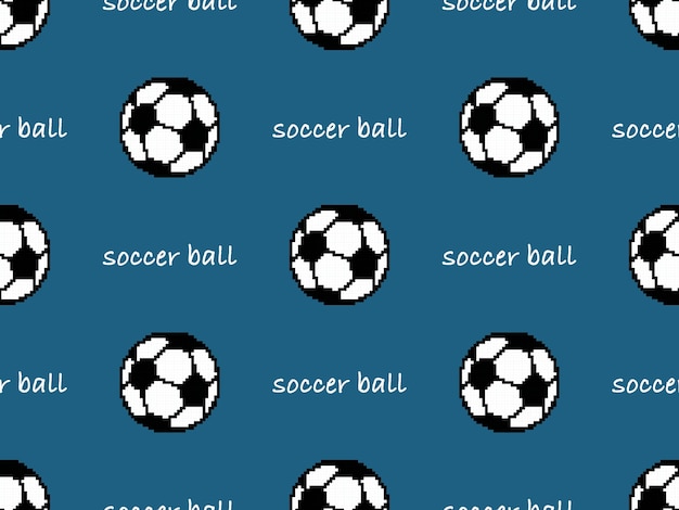 Vibrant Soccer Balls Pattern on Midnight Blue Background | Jiffy Designs