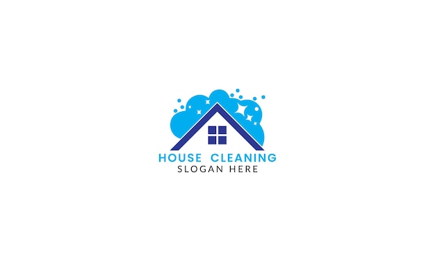 Sparkling Home, Spotless Shine: A House Cleaning Logo | Jiffy Designs