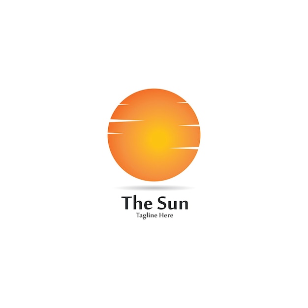 Minimalist Sun Logo with Text Beneath | Jiffy Designs