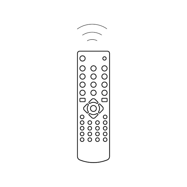 Sleek Wireless Remote Control with Minimal Buttons and Dials | Jiffy ...