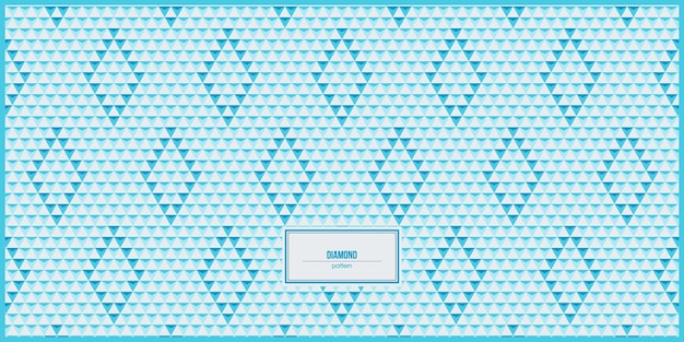 Geometric Pattern of Turquoise Triangles on Pale Background | Jiffy Designs