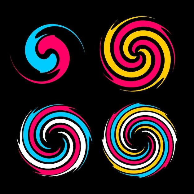 Vibrant Spiral Designs in Bold, Swirling Colors | Jiffy Designs