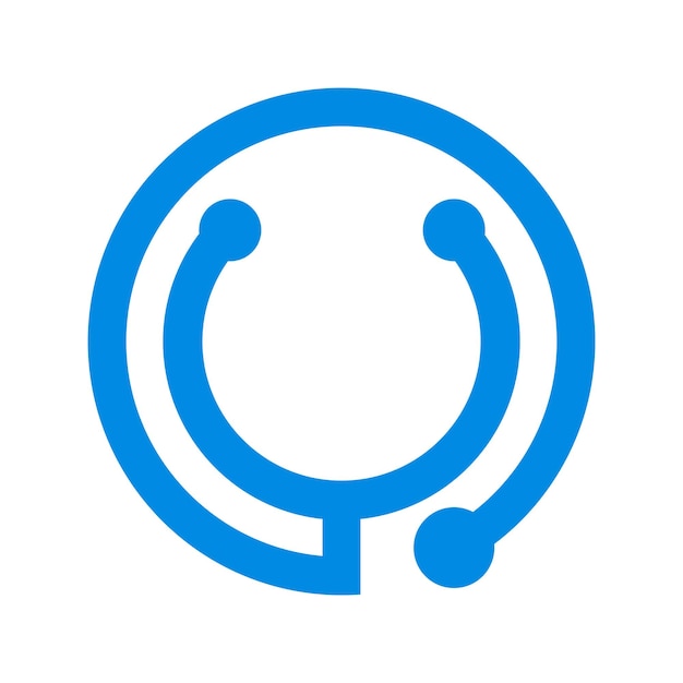 Vibrant Blue Circular Icon with Minimalist Design | Jiffy Designs