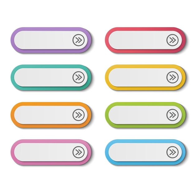 Vibrant Rounded Labels with Minimalist Shapes and Gradients | Jiffy Designs