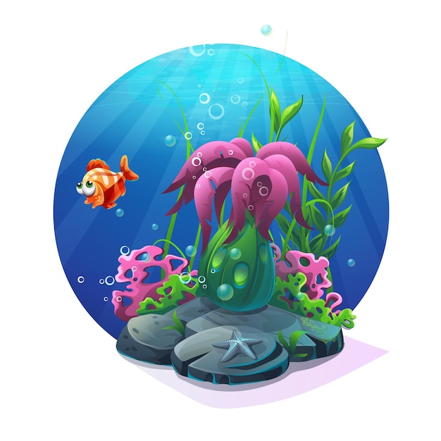 Vibrant Underwater Wonderland with Whimsical Sea Creatures | Jiffy Designs