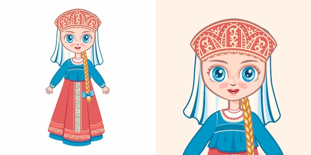 Vibrant Folklore Maiden: A Charming Traditional Costume | Jiffy Designs