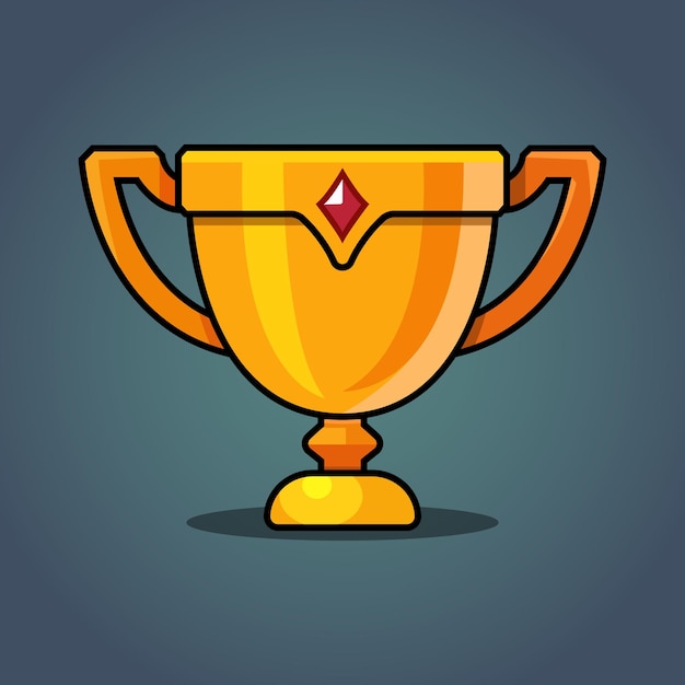 Vibrant Trophy Emblem with Striking Design | Jiffy Designs