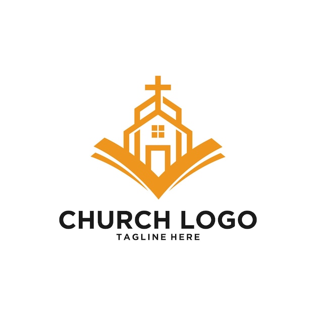 Radiant Church Emblem with Architectural Steeple and Rays | Jiffy Designs