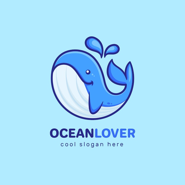 Adorable Whale Mascot for Ocean-Inspired Designs | Jiffy Designs