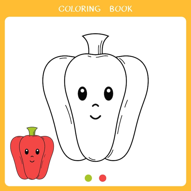 Playful Pepper Pals: A Vibrant Coloring Adventure | Jiffy Designs