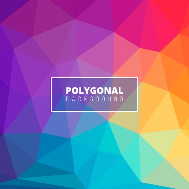 Vibrant Geometric Mosaic with Captivating Polygon Patterns | Jiffy Designs