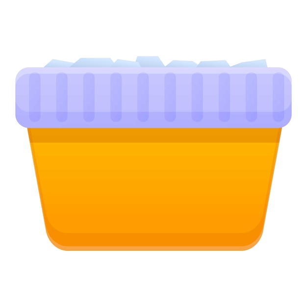 Vibrant Orange Container with Labeled Compartments | Jiffy Designs