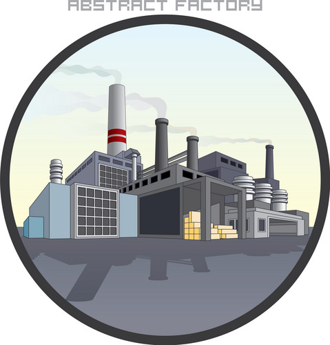 Illustration Of Abstract Factory. | Jiffy Designs