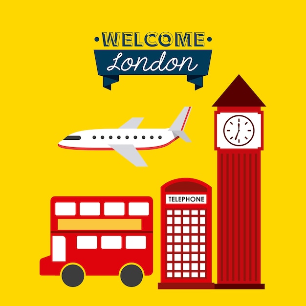 Iconic London Landmarks and Travel Symbols Illustrated | Jiffy Designs