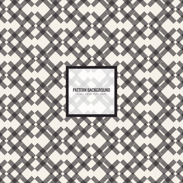 Monochrome Geometric Pattern with Repeating Interlocking Shapes | Jiffy ...