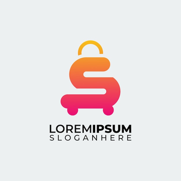 Vibrant Serpentine Logo with Gradient Hues and Slogan | Jiffy Designs