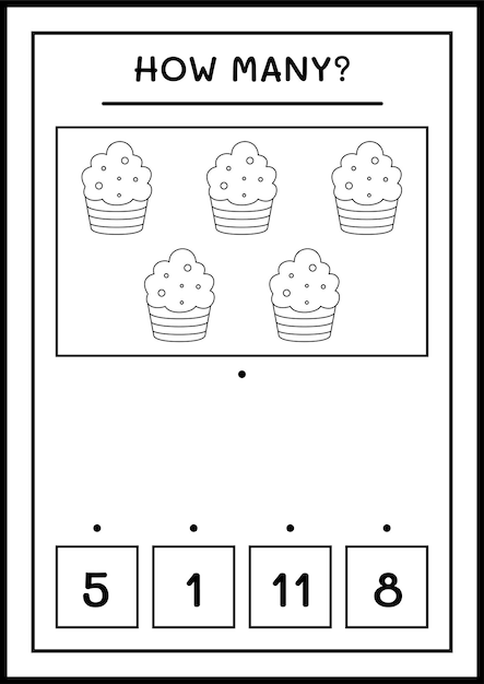 Delightful Cupcake Counting Activity for Kids | Jiffy Designs