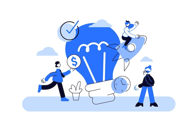 Innovative Minds Collaborating: A Vibrant Illustration of Teamwork ...