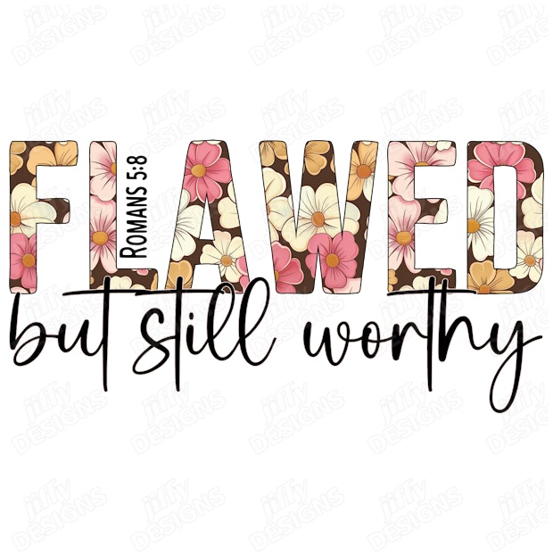 'Flawed But Still Worthy' Adorned with Vintage Floral Patterns | Jiffy ...