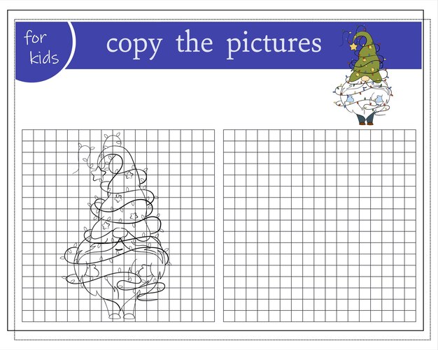 Whimsical Penguin Grid Artwork for Kids to Copy | Jiffy Designs