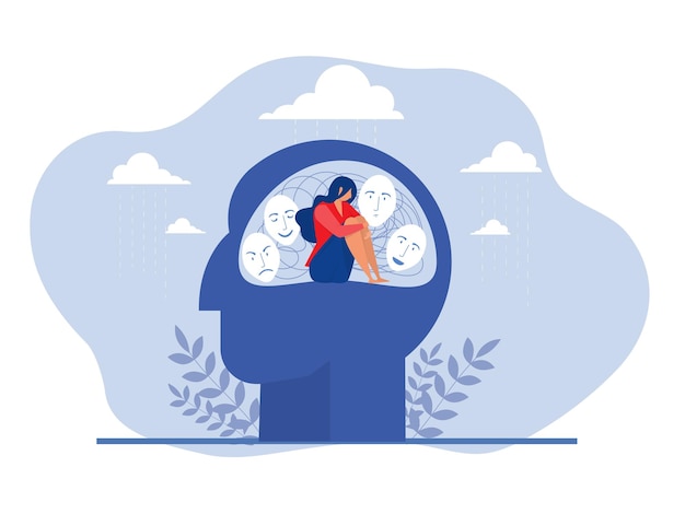 A Moment of Introspection: A Woman Reflecting on Her Thoughts | Jiffy ...