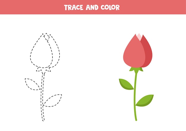 Vibrant Rose Illustration for Creative Projects | Jiffy Designs