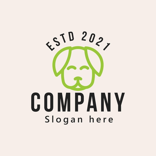 Playful Pup Logo with Established Year and Slogan | Jiffy Designs