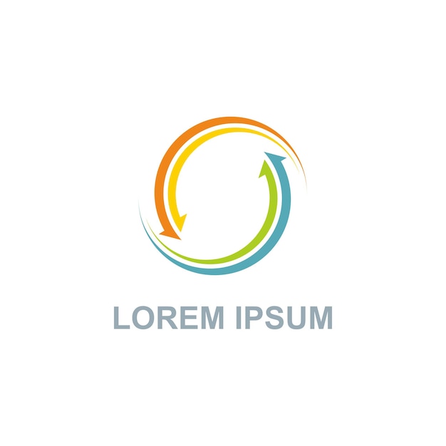 Vibrant Circular Logo with Flowing Shapes | Jiffy Designs