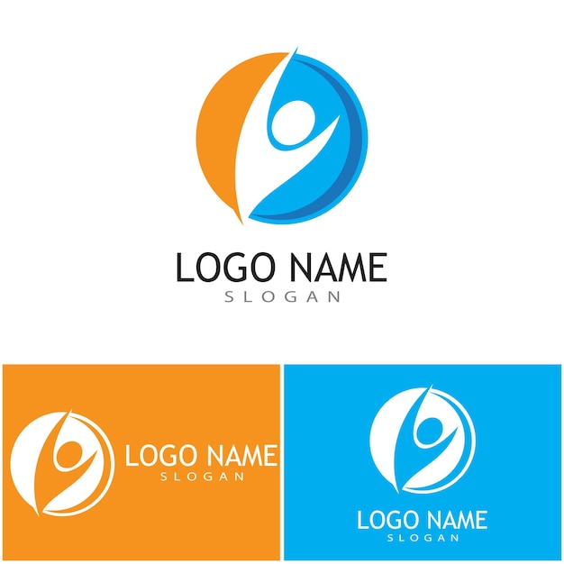 Dynamic Balanced Emblem with Vibrant Colors | Jiffy Designs