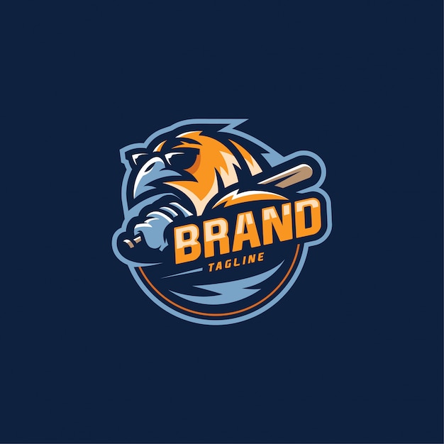 Fierce Tiger Logo with Powerful Bat Emblem | Jiffy Designs