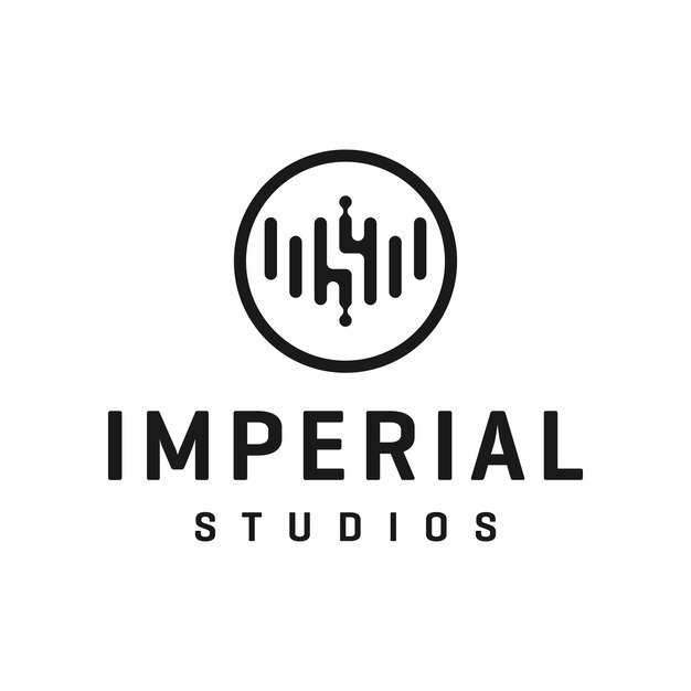 Sleek and Minimalist Imperial Studios Logo Design | Jiffy Designs