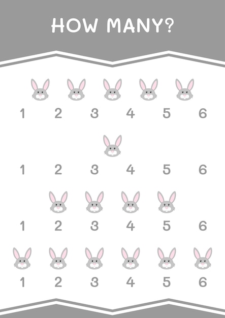 Cute Bunny Counting Game: How Many Rabbits Can You Spot? | Jiffy Designs