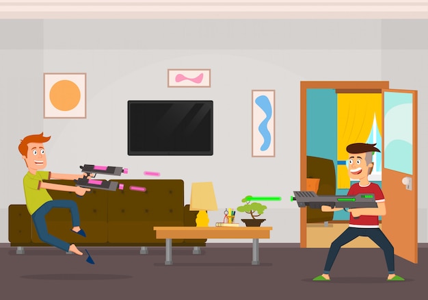 Vibrant Gaming Setup with Lively Characters | Jiffy Designs