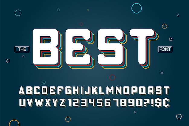 Vibrant Retro-Styled Typography with Playful Glitch Effect | Jiffy Designs