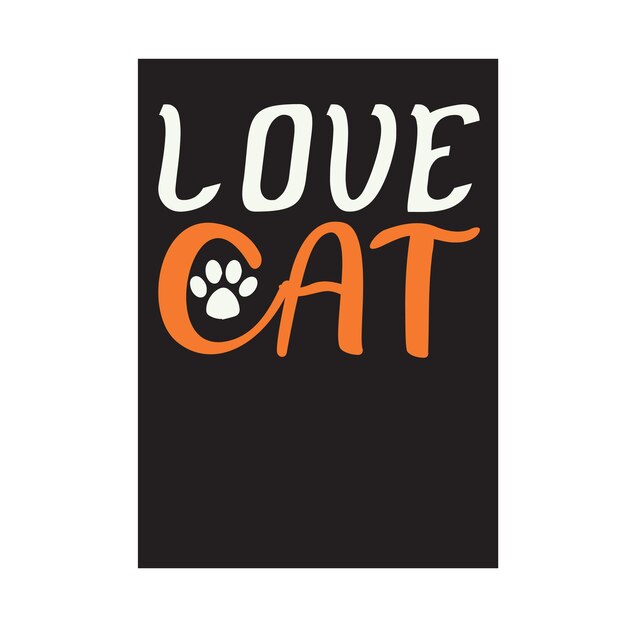 Vibrant Cat Lover's Slogan with Paw Print | Jiffy Designs