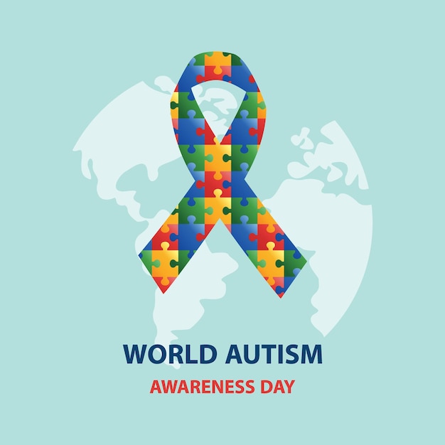 Vibrant Puzzle Ribbon Raises Awareness for World Autism Day | Jiffy Designs