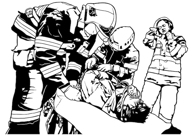 Intense Comic Book Battle Scene in Black and White | Jiffy Designs