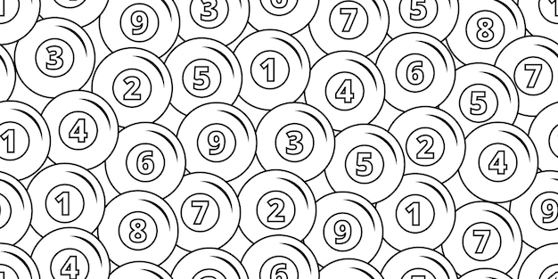 Captivating Numerical Pattern: A Playful Graphic Design | Jiffy Designs