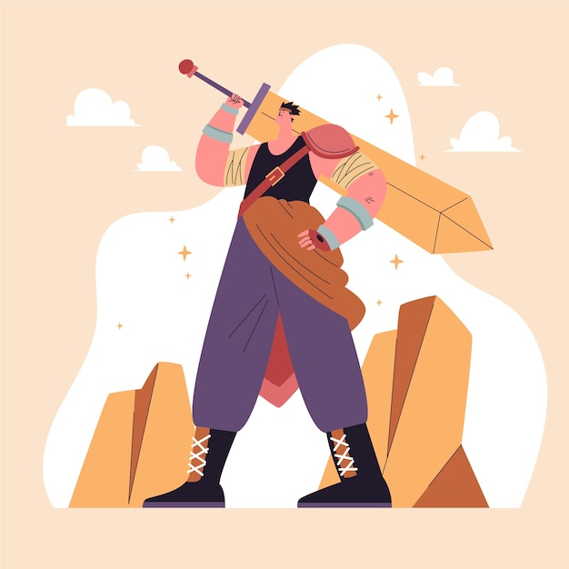 Intrepid Explorer Embarks on Heroic Adventure | Jiffy Designs