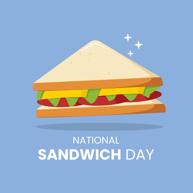 Celebrate National Sandwich Day with a Delightful Illustration | Jiffy ...
