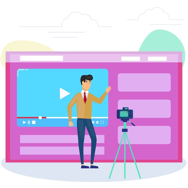 Animated Video Production with Presenter and Camera Tripod | Jiffy Designs