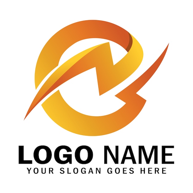 Dynamic Swooping Shapes in Vibrant Orange Hues | Jiffy Designs