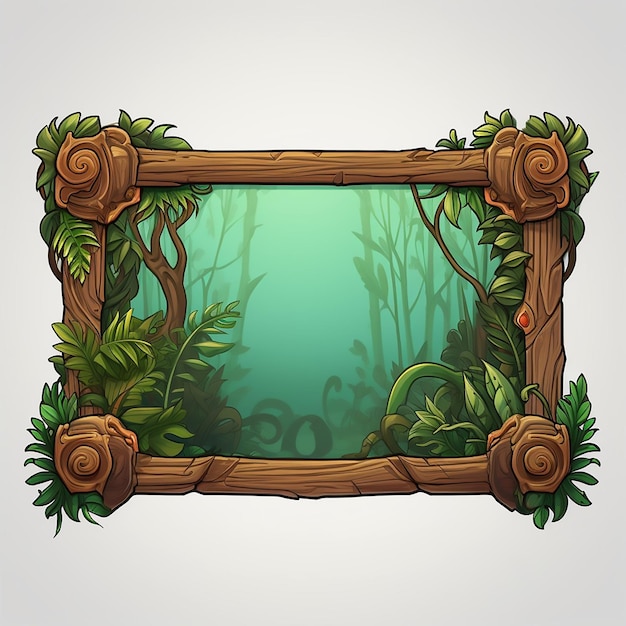 Enchanted Forest Wooden Frame with Blooming Roses | Jiffy Designs
