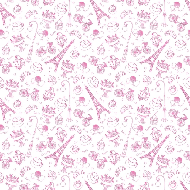 Delightful Parisian Pastry and Bakery Motifs | Jiffy Designs