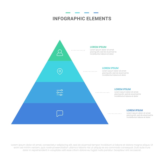 Vibrant Pyramid of Informative Infographic Elements | Jiffy Designs