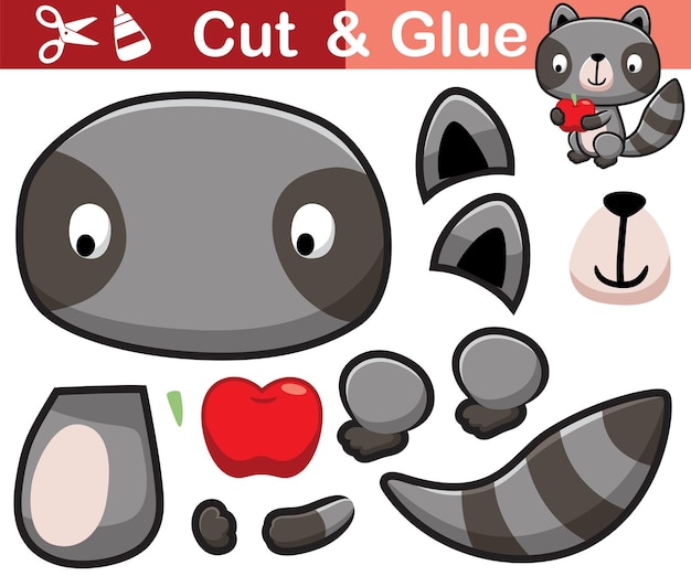 Adorable Raccoon and Nature-Inspired Cut-and-Glue Craft Kit | Jiffy Designs
